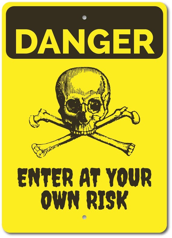 Skull And Crossbones Danger Sign