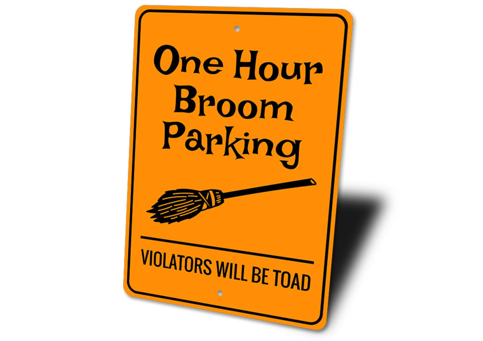 Broom Parking Sign Broom Owner Decor Witch Parking - Etsy