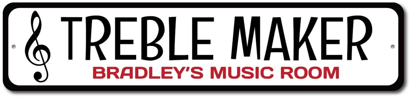 Treble Maker Sign Treble Clef Decor Gift for Musician Music - Etsy