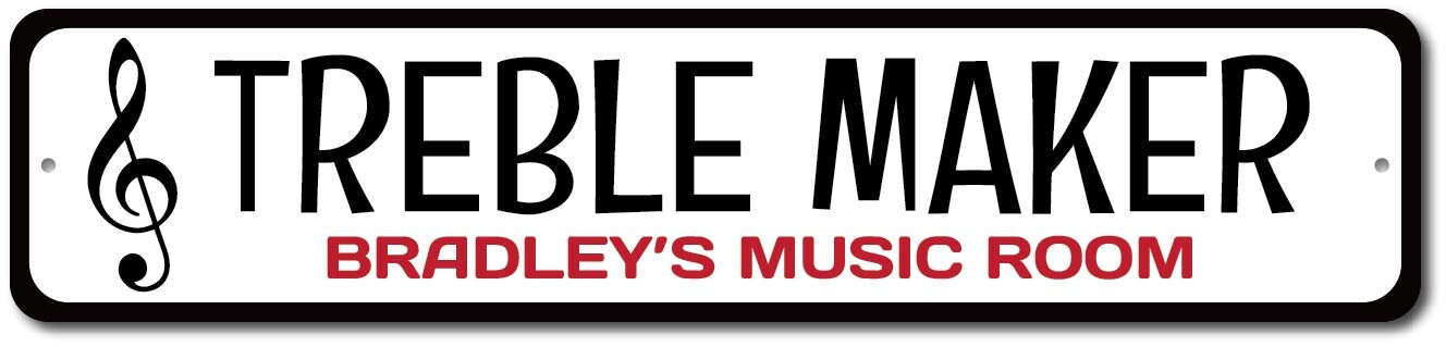 Treble Maker Sign Treble Clef Decor Gift for Musician Music - Etsy