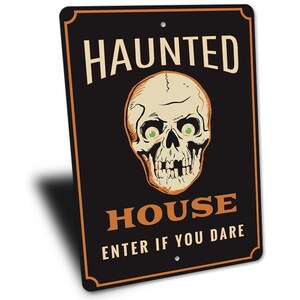 Haunted House Sign, Scary Houses Sign, Haunted Decor, Scary Kid Gift ...