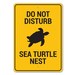 Sea Turtle Nest, Do Not Disturb Sign, Sea Turtle Decor, Metal Turtle ...