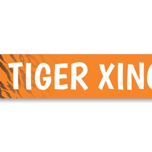 Tiger Crossing Sign, Tiger Sign, Tiger Decor, Zoo Signs, Zoo Animals ...