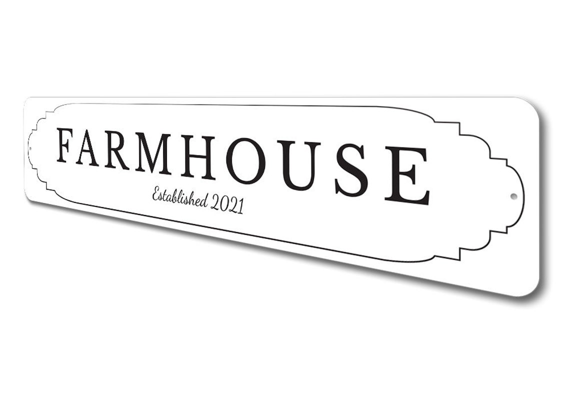 Farmhouse Est Date Farm Room Sign Sign For Restaurant Decor | Etsy