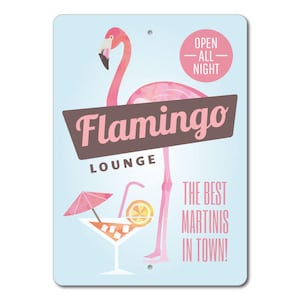 Flamingo Sign, Flamingo Decor, Flamingo Gift, Flamingo Lounge Sign ...