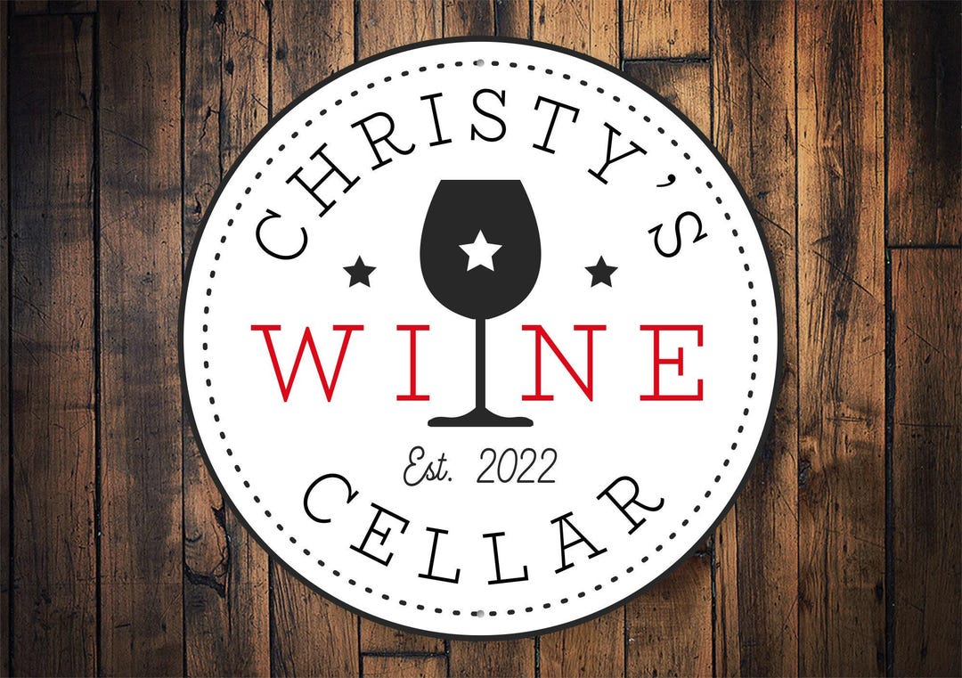 Custom Wine Lounge Sign, Personalized Wine Bar, Wine Drinker Gift, Wine ...