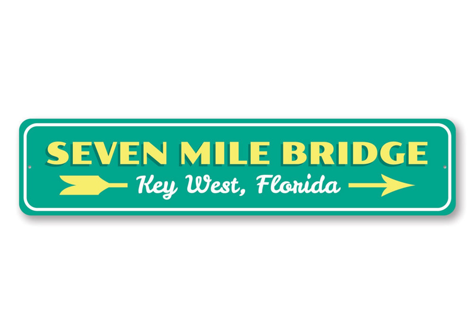 Seven Mile Bridge Key West Florida Florida Sign Beach Ocean - Etsy