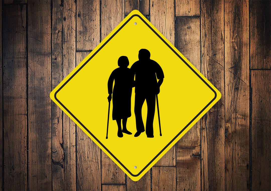 Old People Sign, Elders Crossing, Old People Crossing, Crossing Signs ...