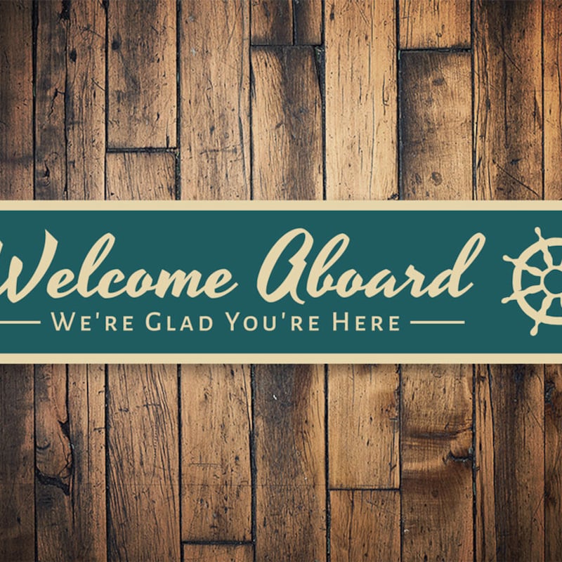 Welcome Aboard - Etsy