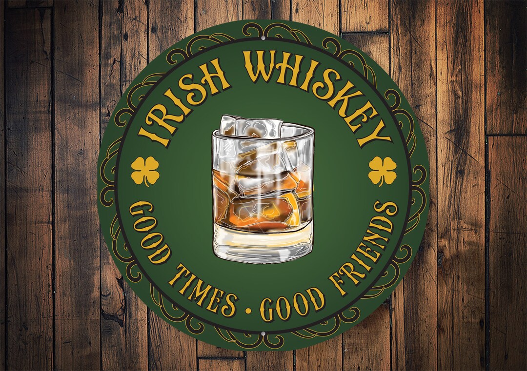 Irish Whiskey Sign, Custom Irish Pub, Irish Whiskey Pub, Decor for ...