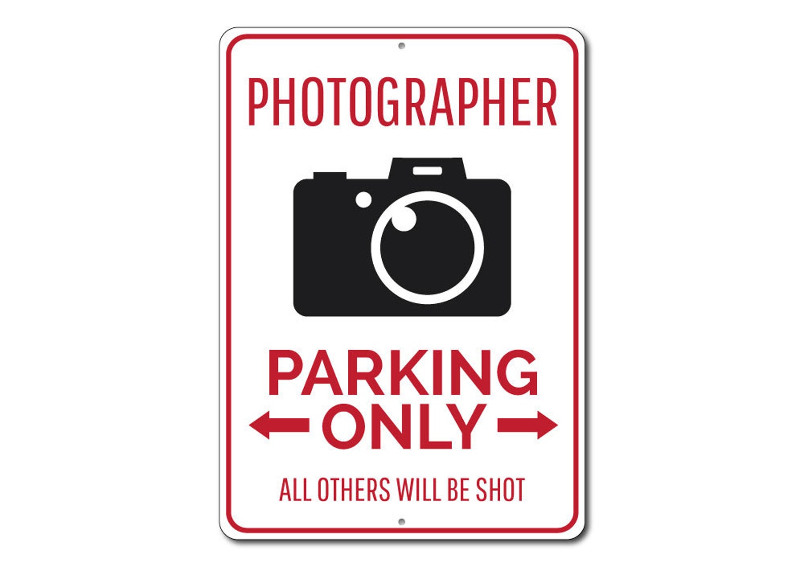 Photographer Parking Sign Photographer Sign Gift for - Etsy