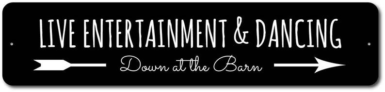 Live Entertainment Sign Dancing Sign Dancer Gift Live Music | Etsy