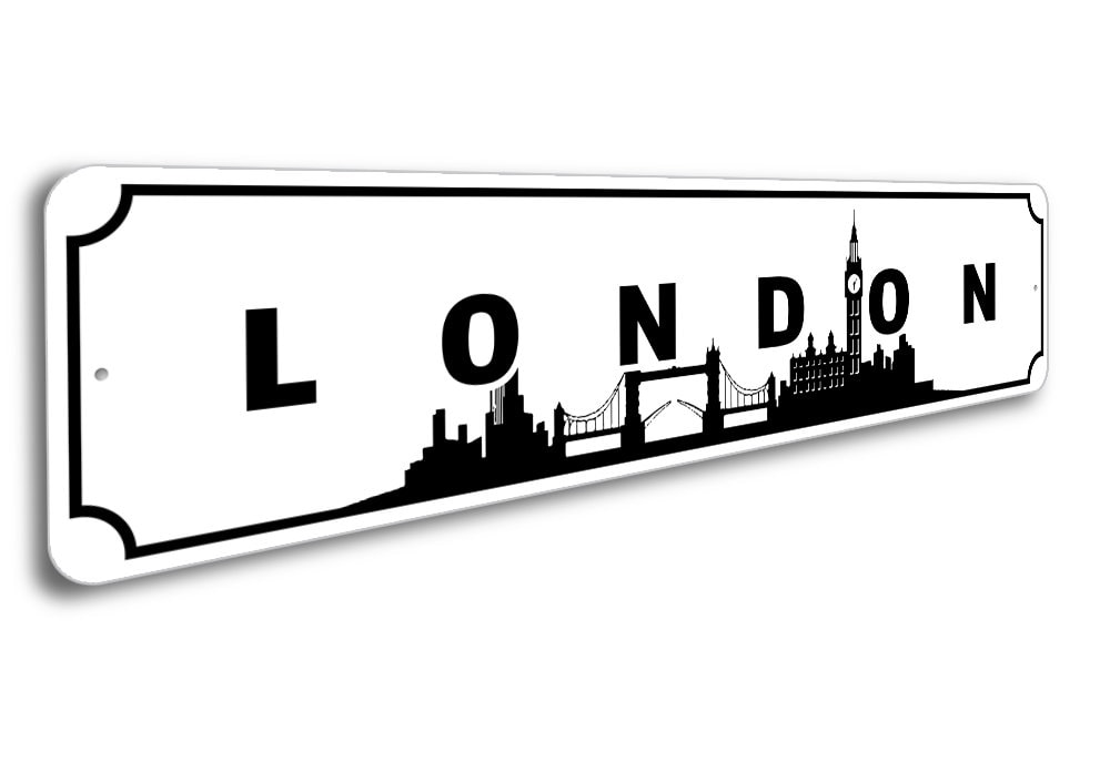 London Skyline Sign London Skyline London City London - Etsy