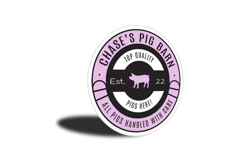 Pig Barn Sign Custom Pig Sign Sign for Barn Farmhouse - Etsy