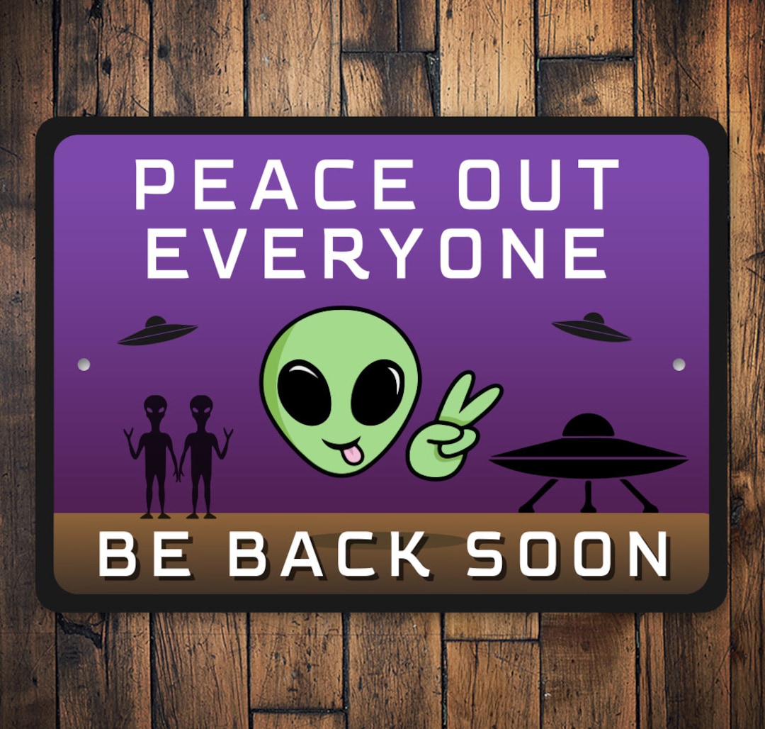 Be Back Soon Door Sign, Funny Door Sign, Be Back Sign, on Break Sign ...