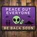 Be Back Soon Door Sign Funny Door Sign Be Back Sign on - Etsy