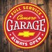 Full Service Garage, Chevy Service Garage, Decor for Chevrolet ...