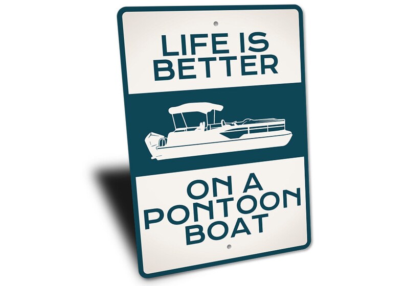 Pontoon Boat Sign Pontoon Boat Life Pontoon Owner Pontoon - Etsy