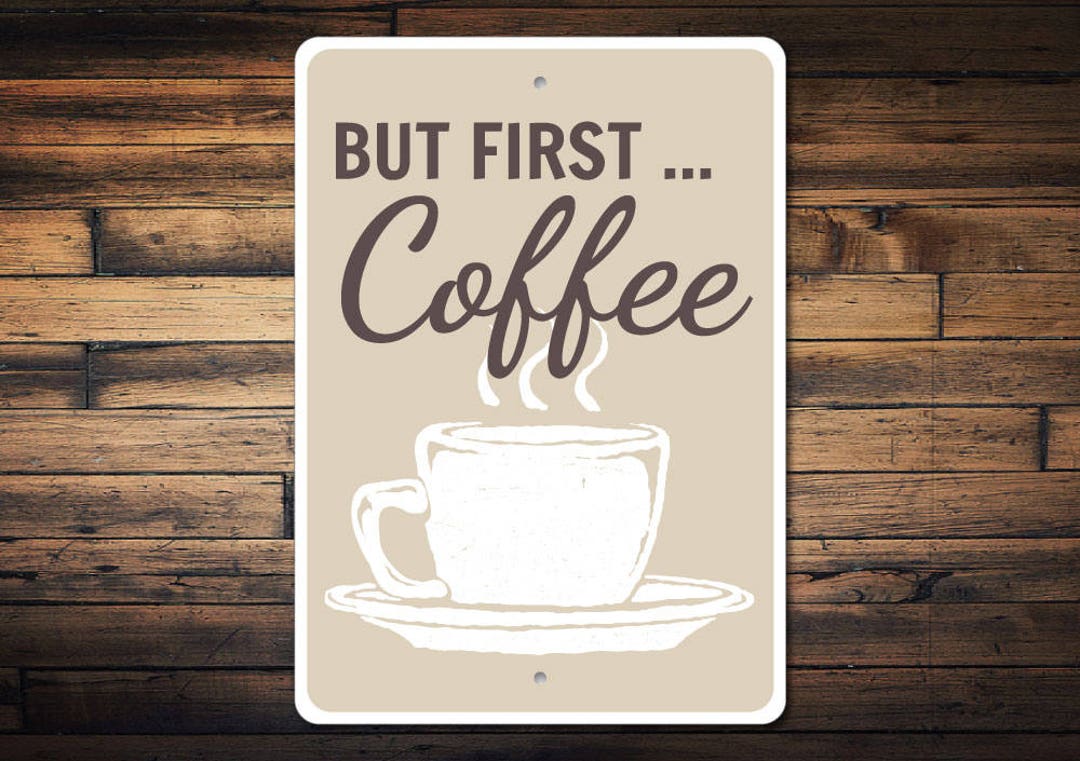 Coffee Lover Gift Coffee Sign Coffee Bar Decor Coffee - Etsy