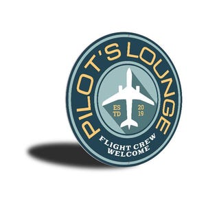 Pilots Lounge Sign, Pilot Lounge, Pilot of Airplane, Airplane Hangar ...