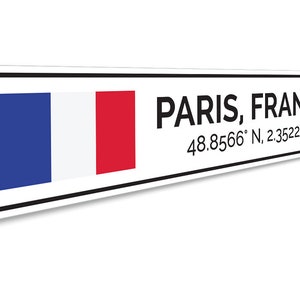 Paris France Sign, France Lovers Sign, French People Decor Sign ...