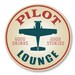 Pilot Lounge Sign, Aviation Lounge, Airport Hangout Sign, Terminal ...