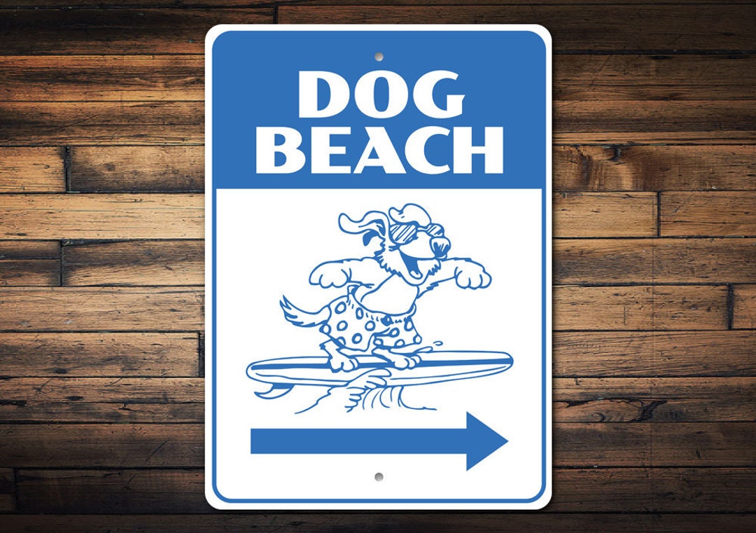 Dog Beach Sign, Dog Beach, Dog Owners, Dog Beach Life, Beach for Dog ...