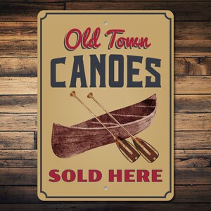 Canoe Decor Canoe Lover Gift Canoe Sign Lake Fun Sign - Etsy