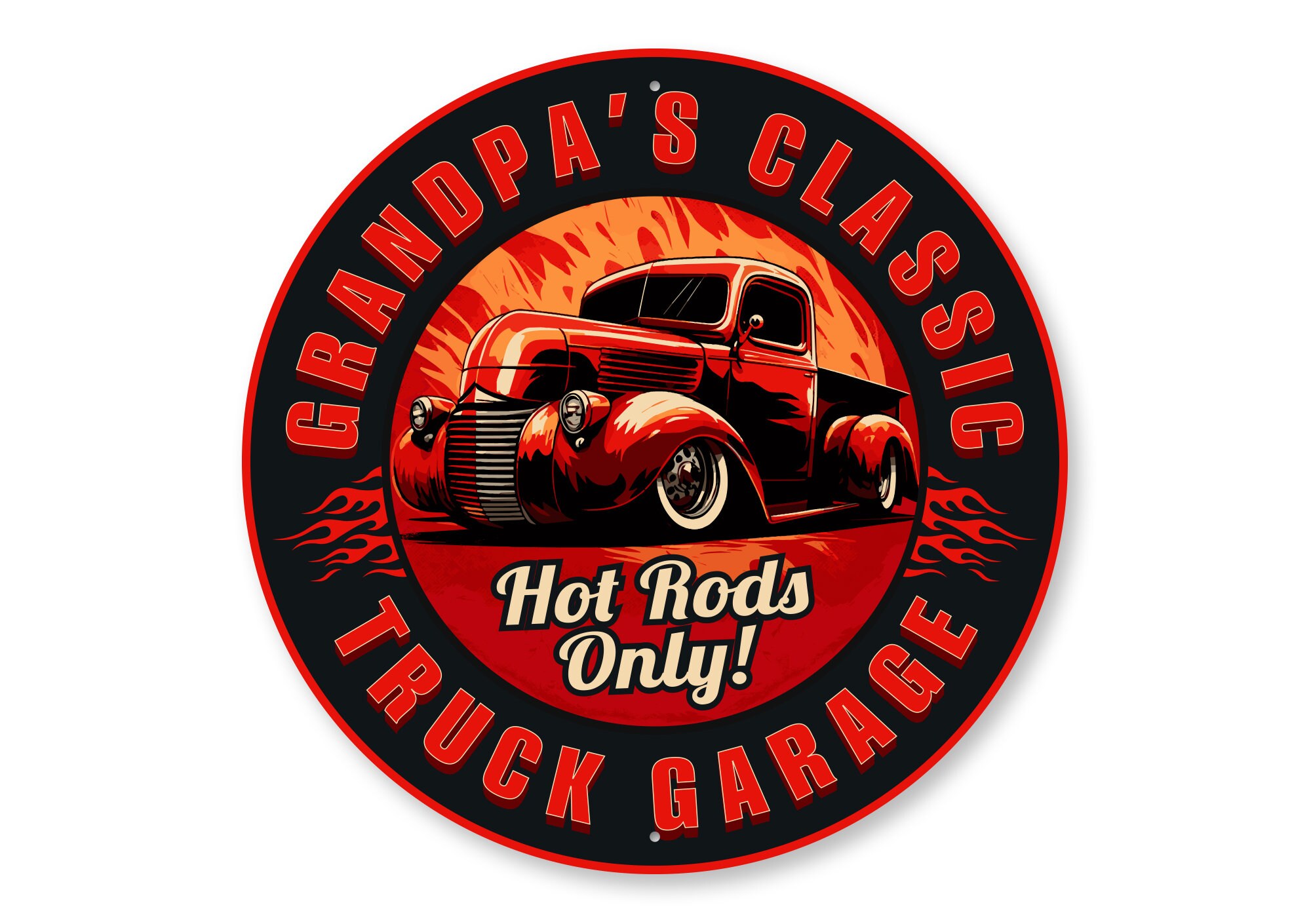 Hot Rod Truck Sign Custom Hot Rod Sign Cool Truck Gift Hot - Etsy Australia