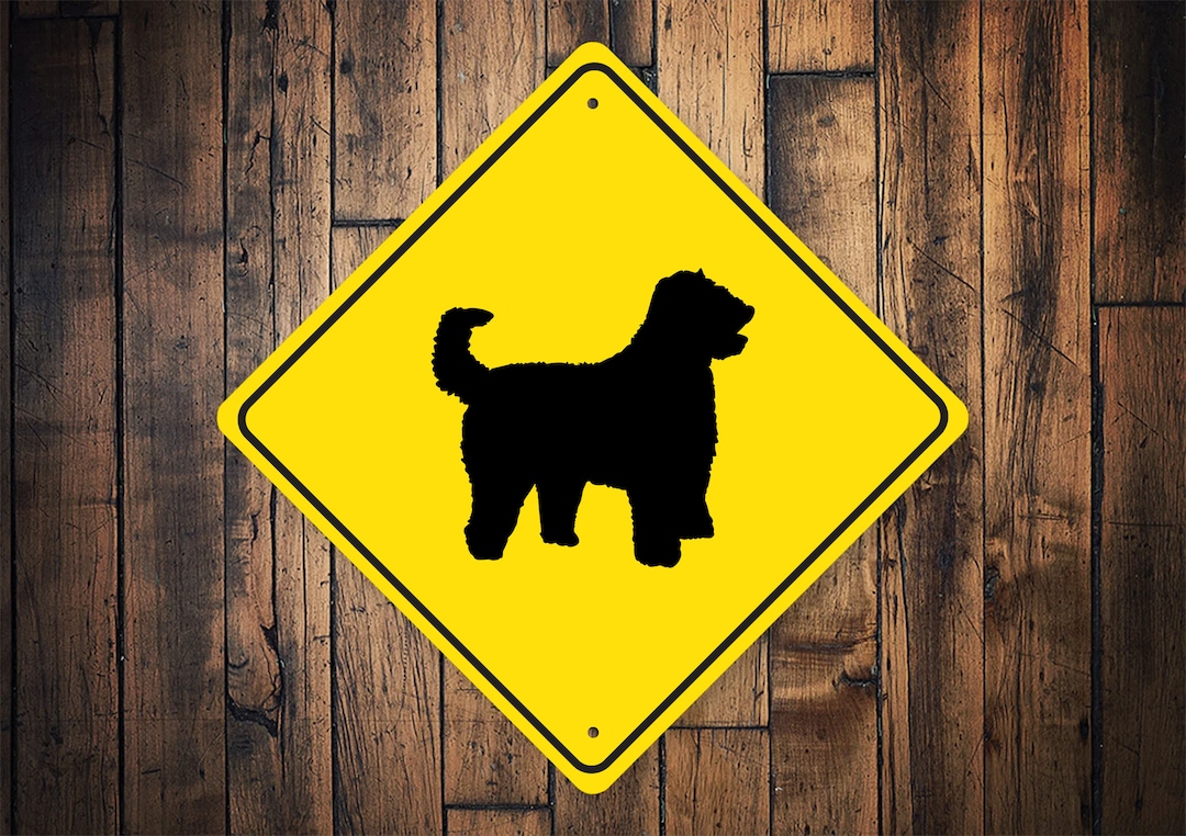 Goldendoodle Sign, Goldendoodle Crossing, Goldendoodle Gift ...