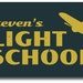 Flight School Sign, Personalized Airplane Learn to Navigate the Sky ...