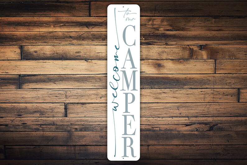 Welcome to Our Camper Sign Camper Welcome Sign Camping - Etsy
