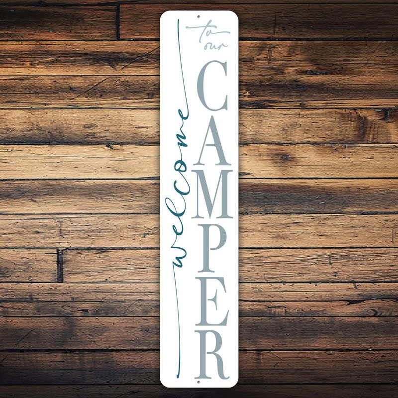 Welcome Camper Sign - Etsy
