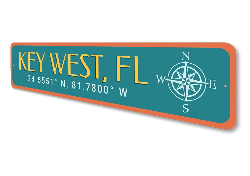 Key West Florida Sign, Key West Florida, Key West Sign, Ocean Sign ...