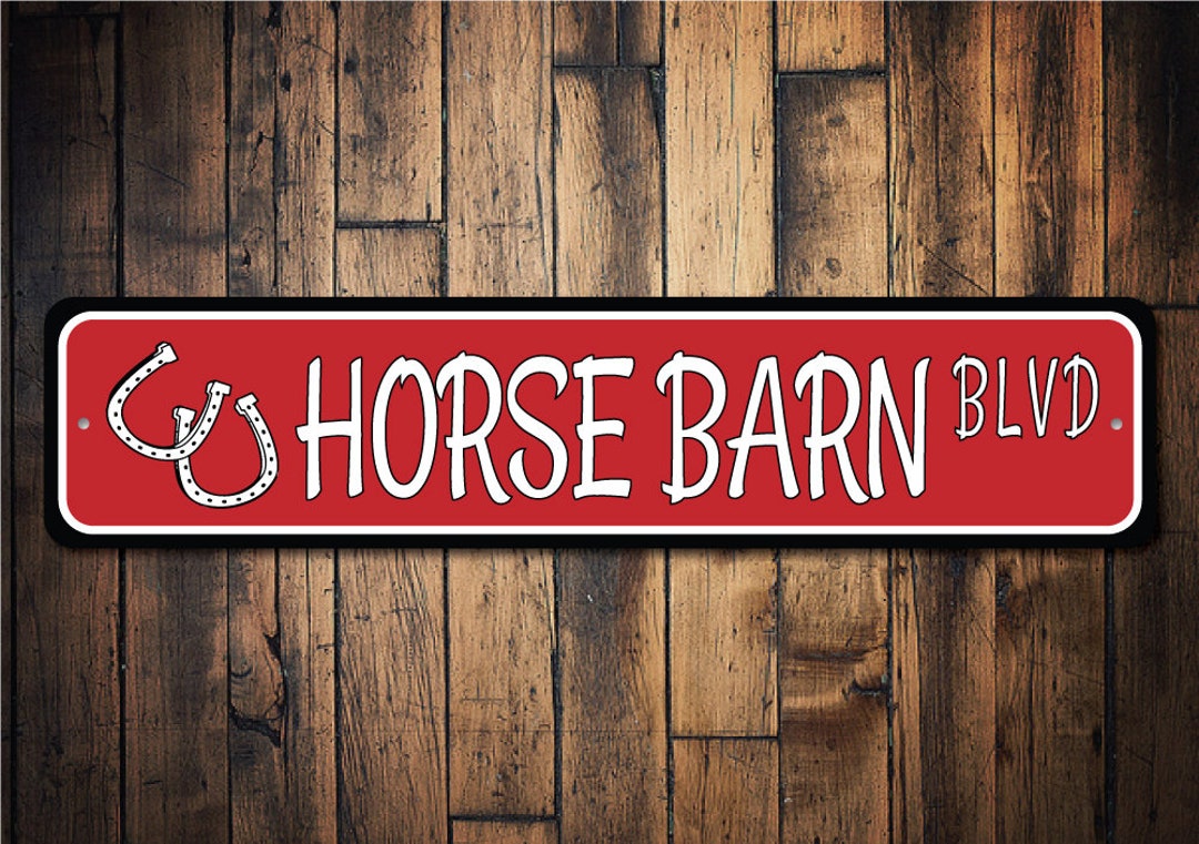 Horse Barn, Horse Barn Sign, Decor for Barn, Horse Decor, Horse Owner ...