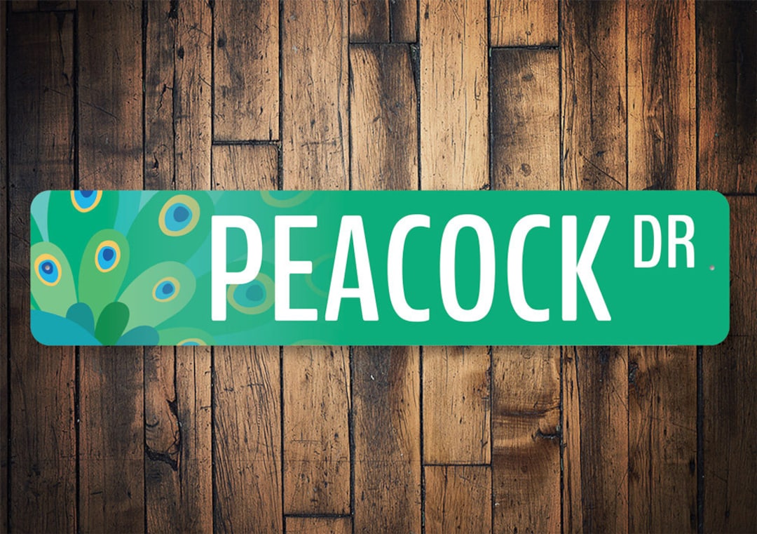 Peacock Sign, Peacock Sign, Peacock Decor, Zoo Signs, Zoo Animals, Wall ...
