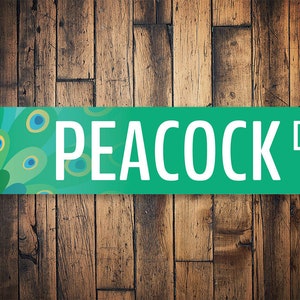 Peacock Sign, Peacock Sign, Peacock Decor, Zoo Signs, Zoo Animals, Wall ...