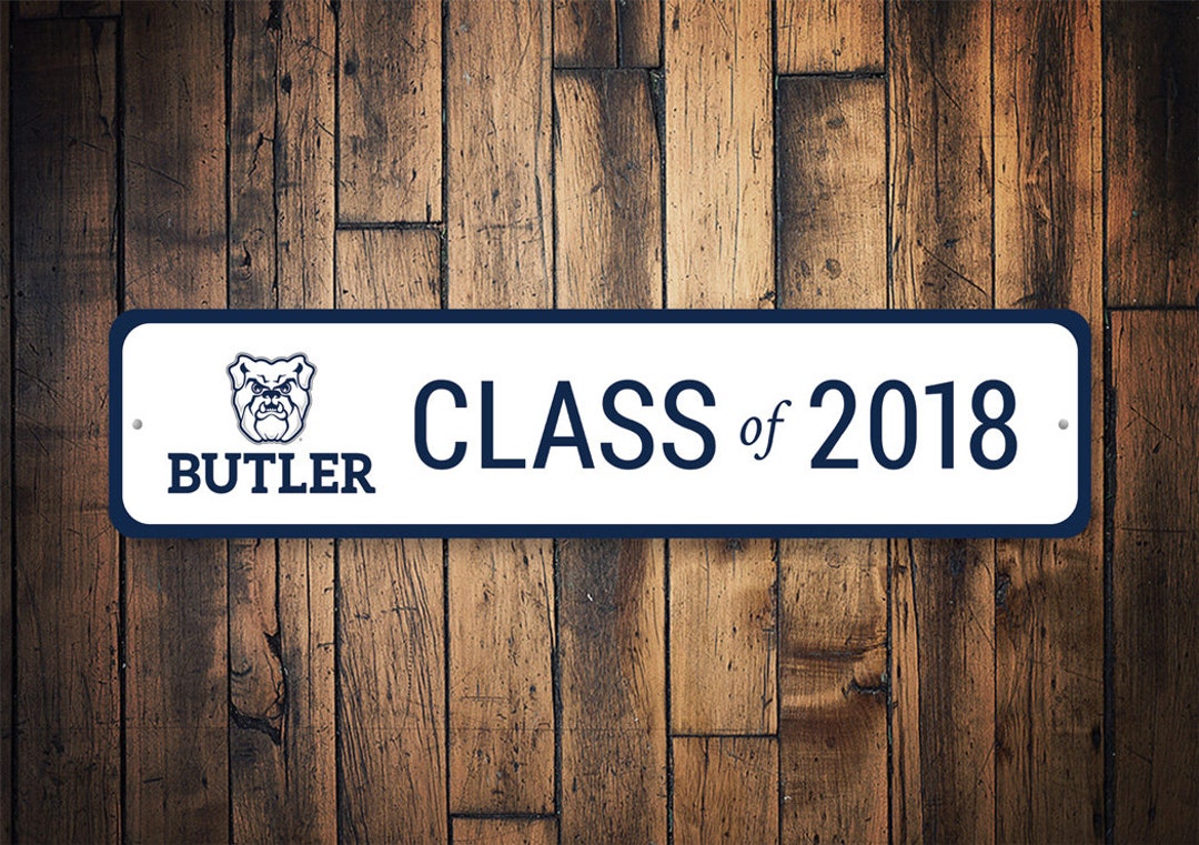 Butler Class of Sign, Butler Grad Sign, Butler Gift, Butler Alumni Sign ...