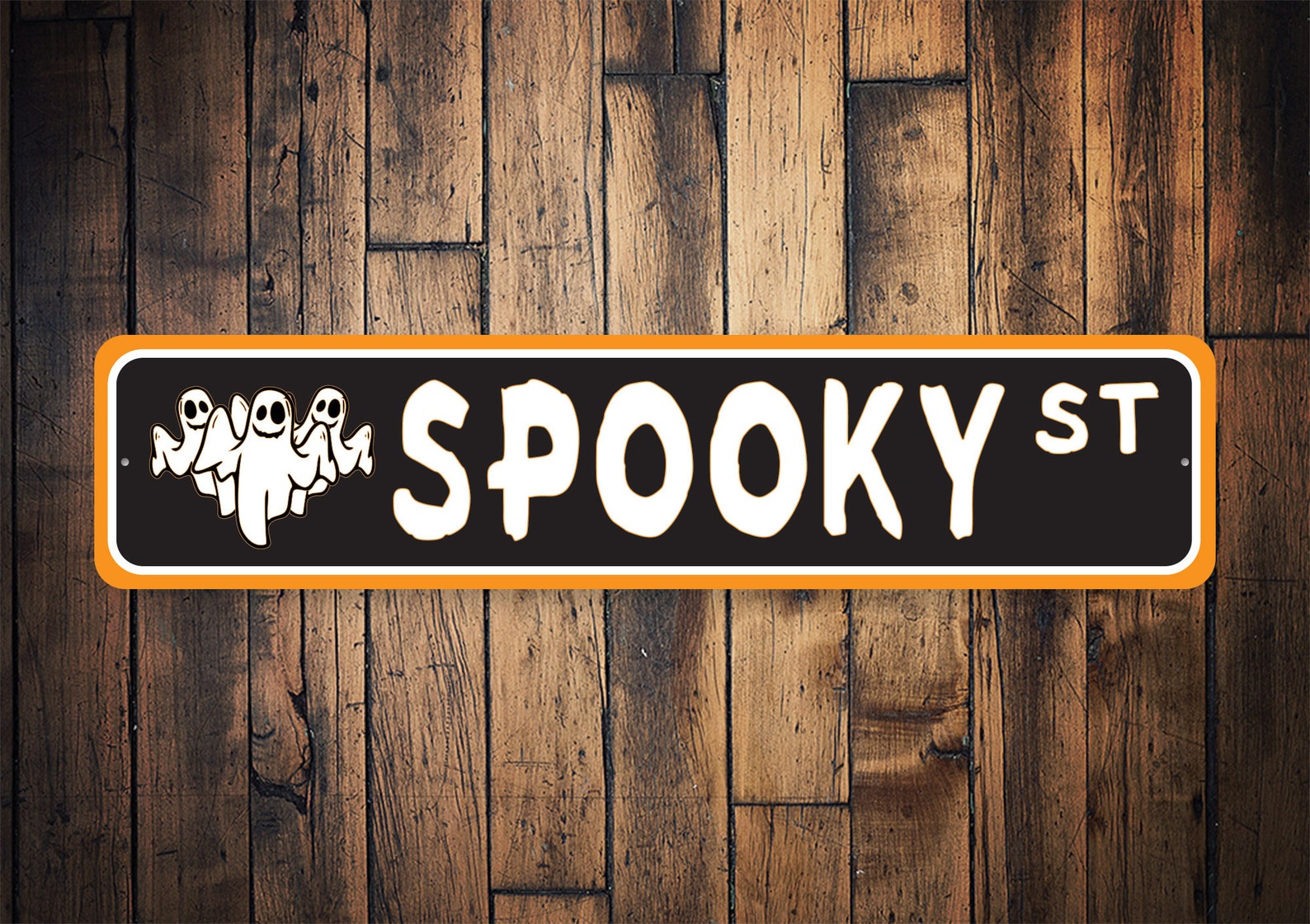 Spooky St Sign Spooky Decor Spooky Season Spooky House | Etsy