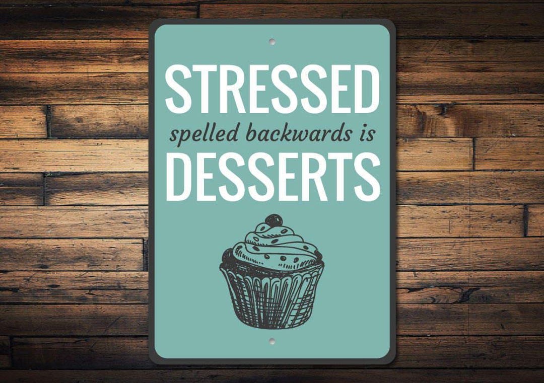 Desserts Sign, Desserts Decor, Dessert Lover Gift, Sweet Tooth Gift ...