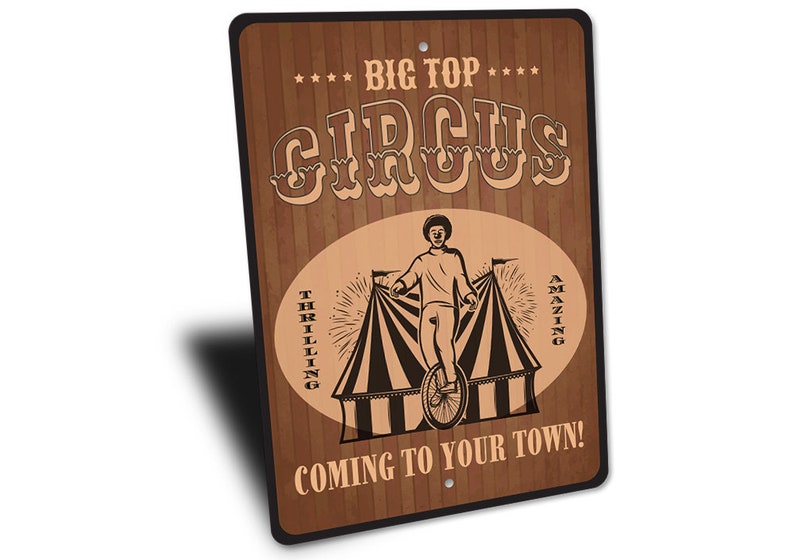 Big Top Circus Sign Circus Tent Circus Grounds Vintage - Etsy