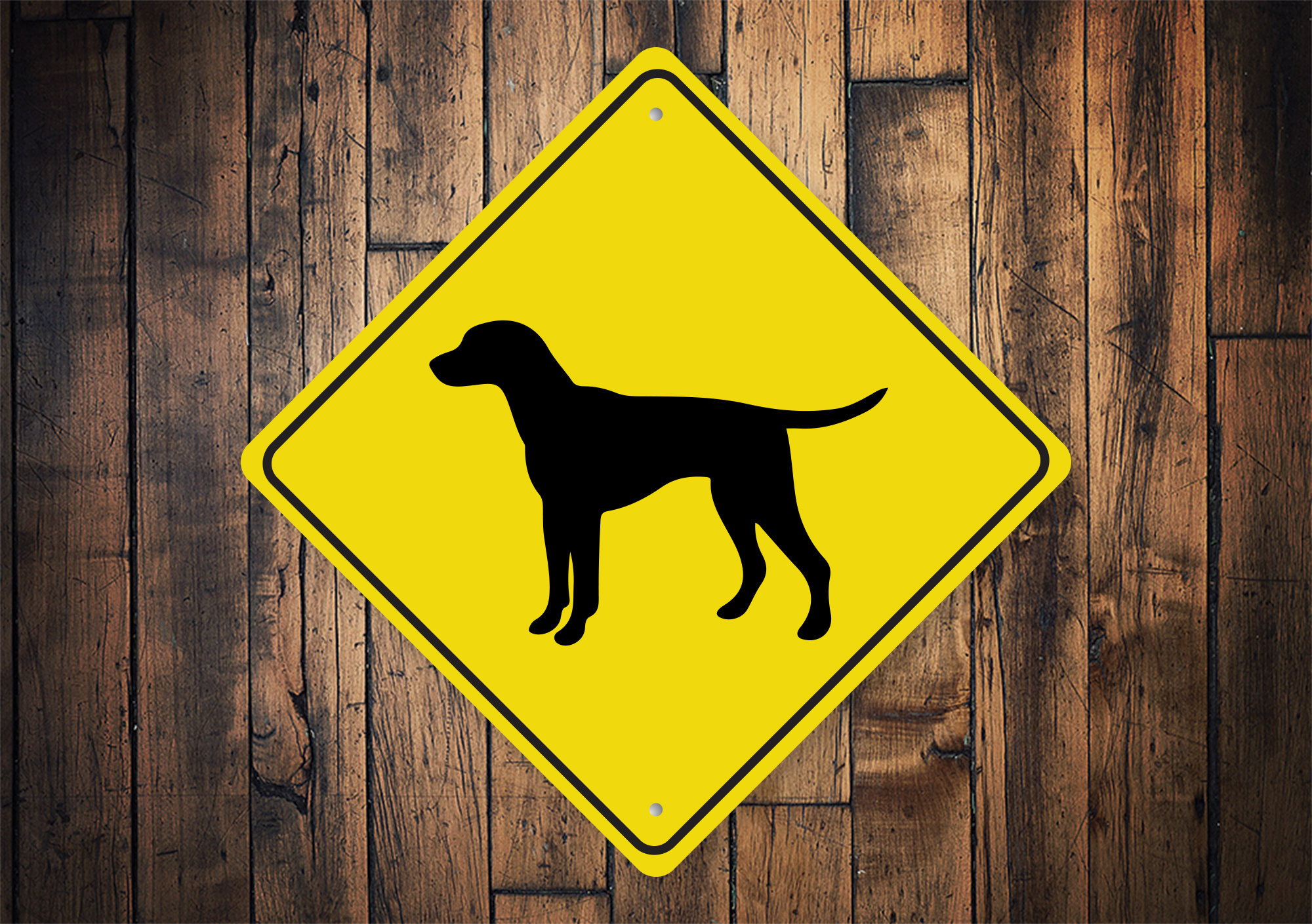 Dog Crossing Sign Dog Crossing Dog Crossing Diamond Sign - Etsy