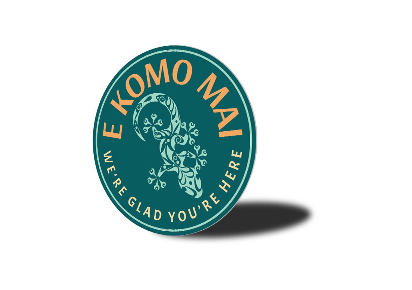 E KOMO MAI Sign Beach Hawaii Sign Beach Decor Lizard Deocr - Etsy