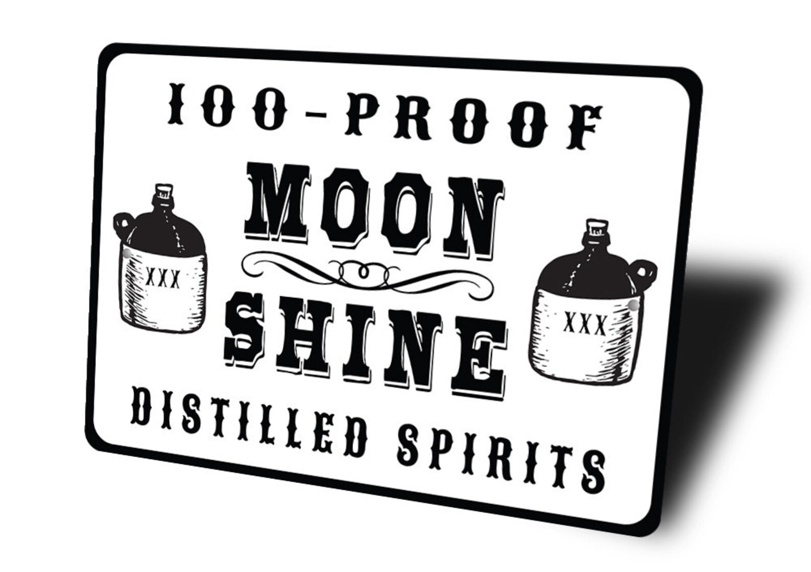 100 Proof Moonshine Sign Moonshine Sign 100 Proof Shine | Etsy