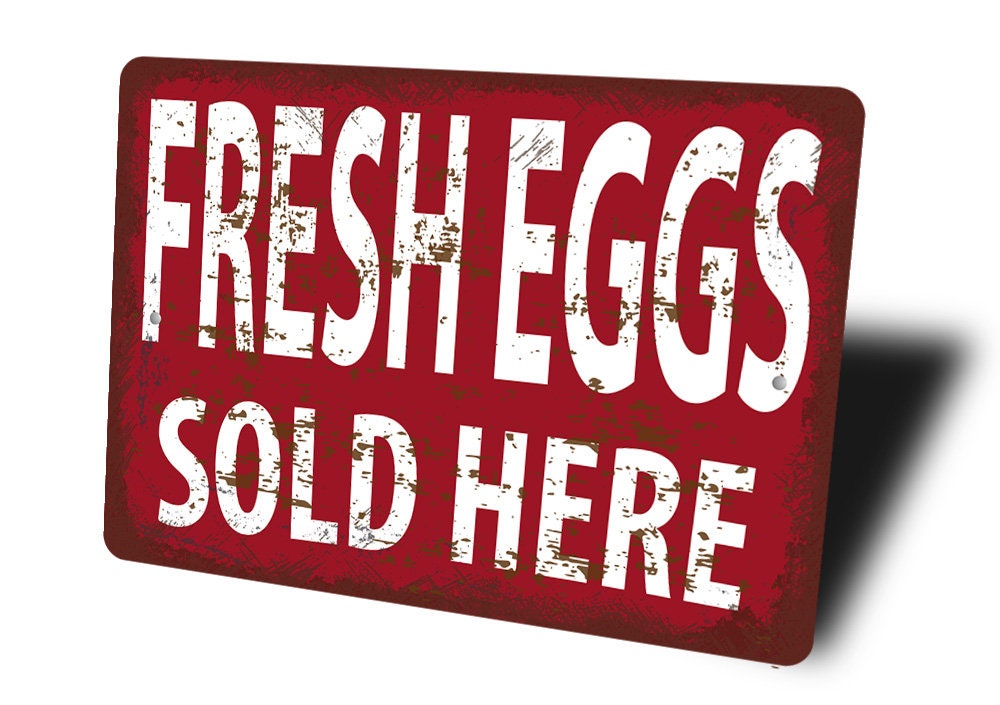 Fresh Eggs Sign Rustic Egg Sign Chicken Eggs Sign Chicken - Etsy