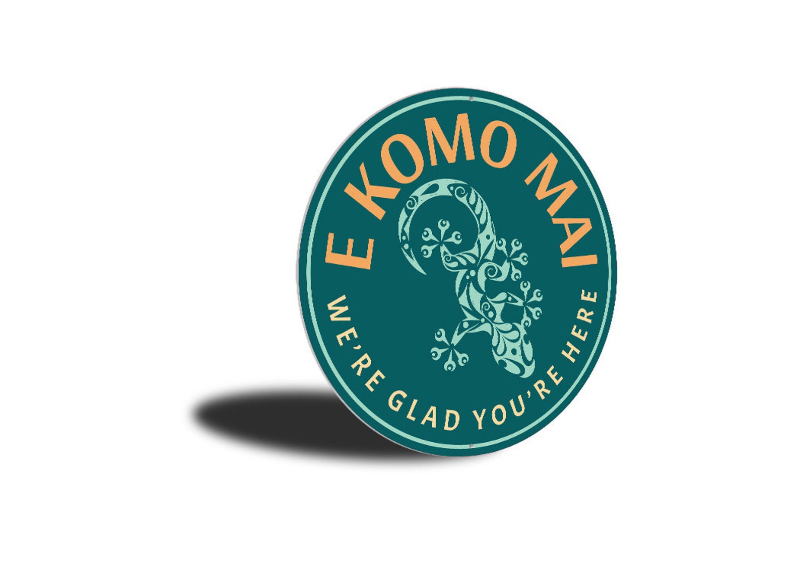E KOMO MAI Sign Beach Hawaii Sign Beach Decor Lizard Deocr - Etsy