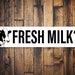 Fresh Milk Sign, Cow Farmer Decor, Decor for Farm, Cow Milk Sign, Sign ...