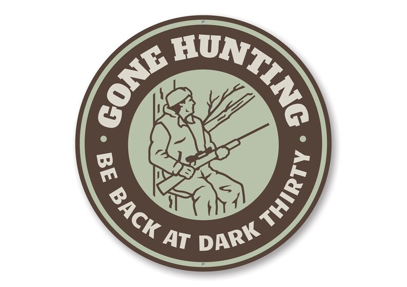 Gone Hunting Sign Hunting Decor Sign Hunters Sign Wood - Etsy