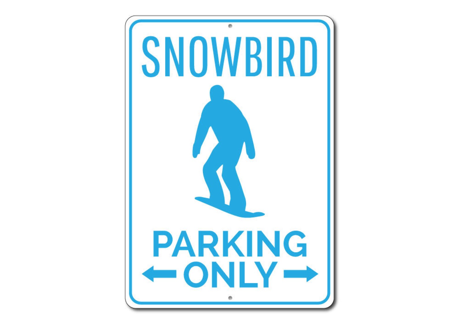 Snowbird Parking Sign Snowboarding Lover Gift Snowbird Gift - Etsy