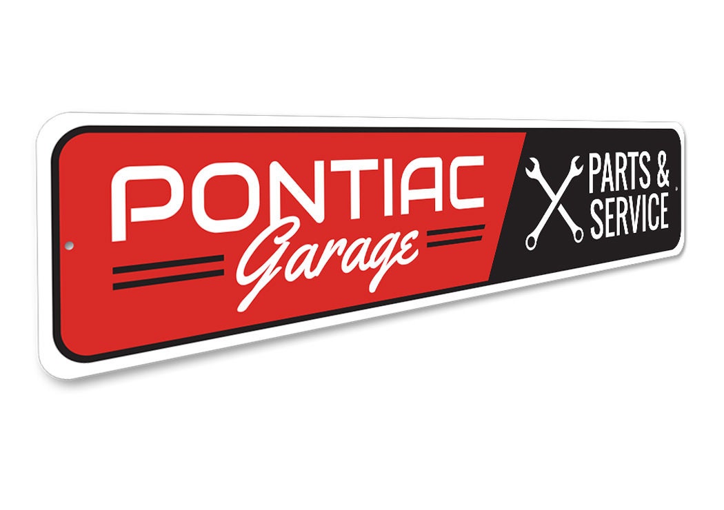 Pontiac Sign Pontiac Decor Pontiac Garage Garage Car - Etsy